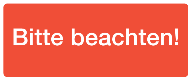 Bitte beachten! | Heil- und Kostenplan | Zahnärzte | Bertram Etiketten